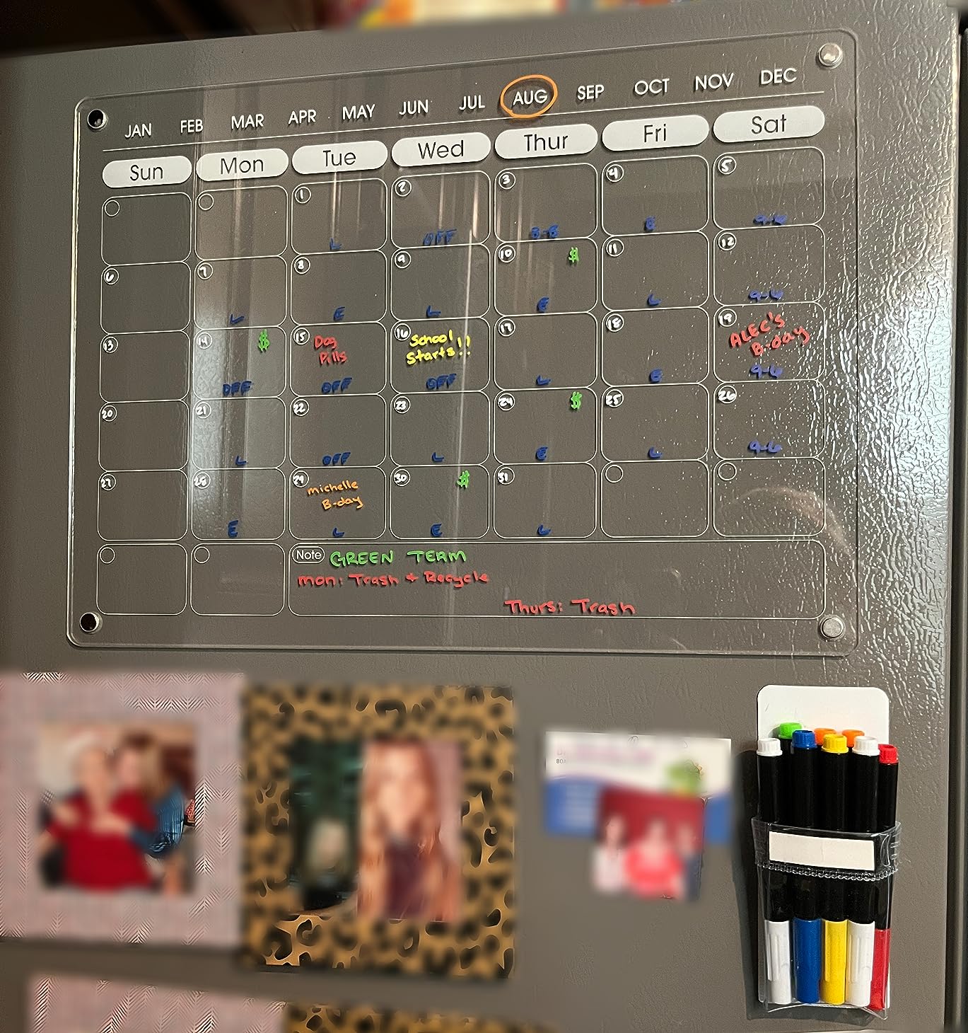 Magnetic Calendar Planner - Inventiers | Decor, Lighting, Planters & More